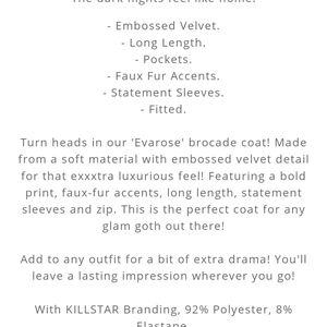 Killstar | Jackets & Coats | Killstar Coat | Poshmark